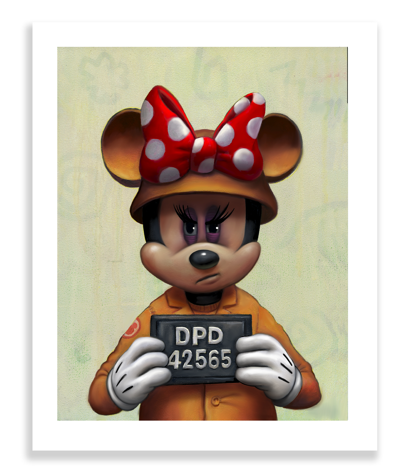 "Minnie Mouse Mug Shot" Paper Edition – Bob Dob